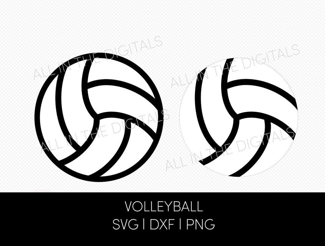 Volleyball SVG Files, Volleyball Cut Files, Volleyball Vector Files ...