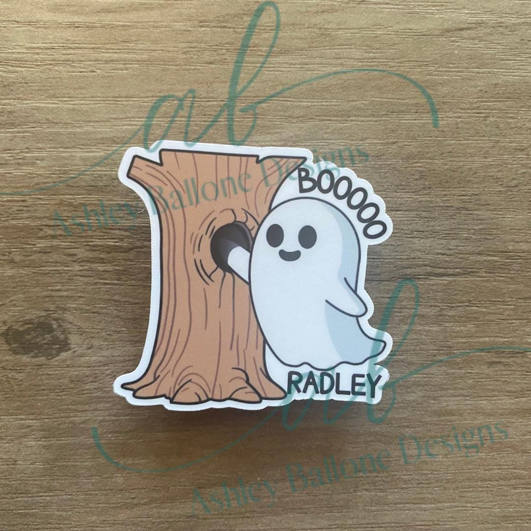 Boo Radley Ghost Sticker: Vinyl Sticker for Laptop, Tumbler - Etsy
