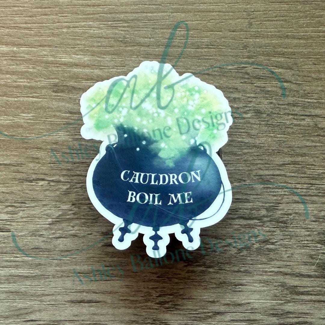 Cauldron Boil Me Sticker: Vinyl Sticker for Laptop, Tumbler - Etsy