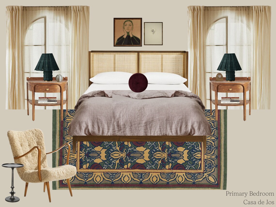 Bedroom Interior Design | Mood Board & Product Shopping Guide | Virtual ...