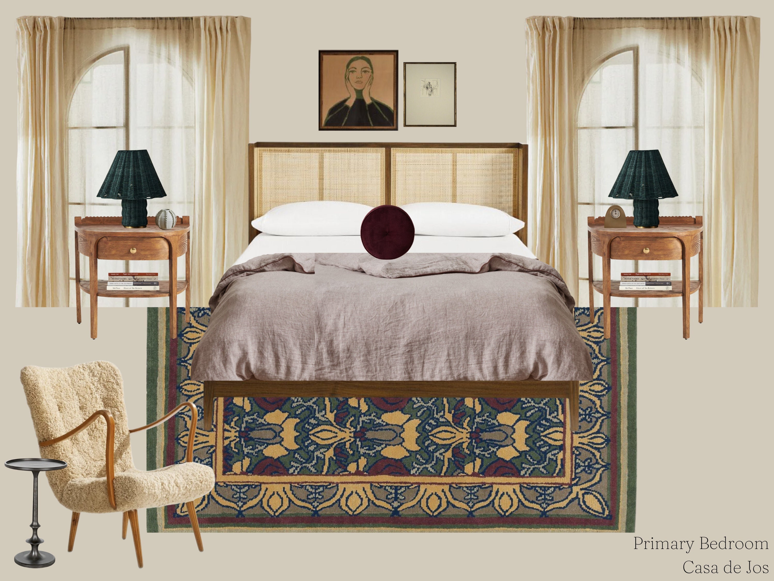 Bedroom Interior Design | Mood Board & Product Shopping Guide | Virtual ...
