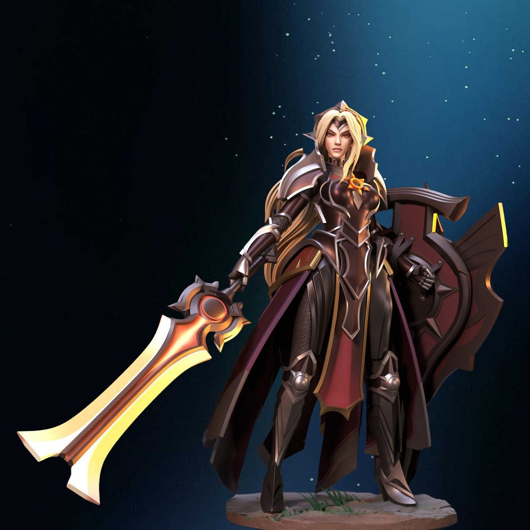 3D Leona Stl Model 3D Stl Digital Download Lol Art Diy Gift - Etsy