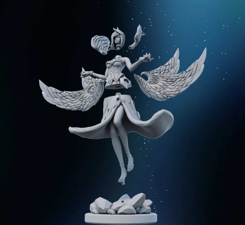 3D Morgana Stl Model 3D Stl Digital Download Lol Art Diy Gift - Etsy