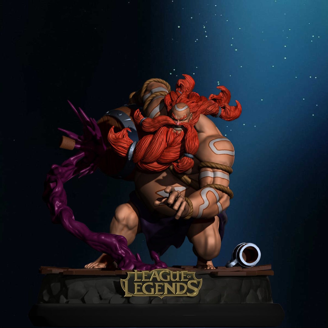 3D Gragas Stl Model 3D Stl Digital Download Lol Art Diy Gift - Etsy