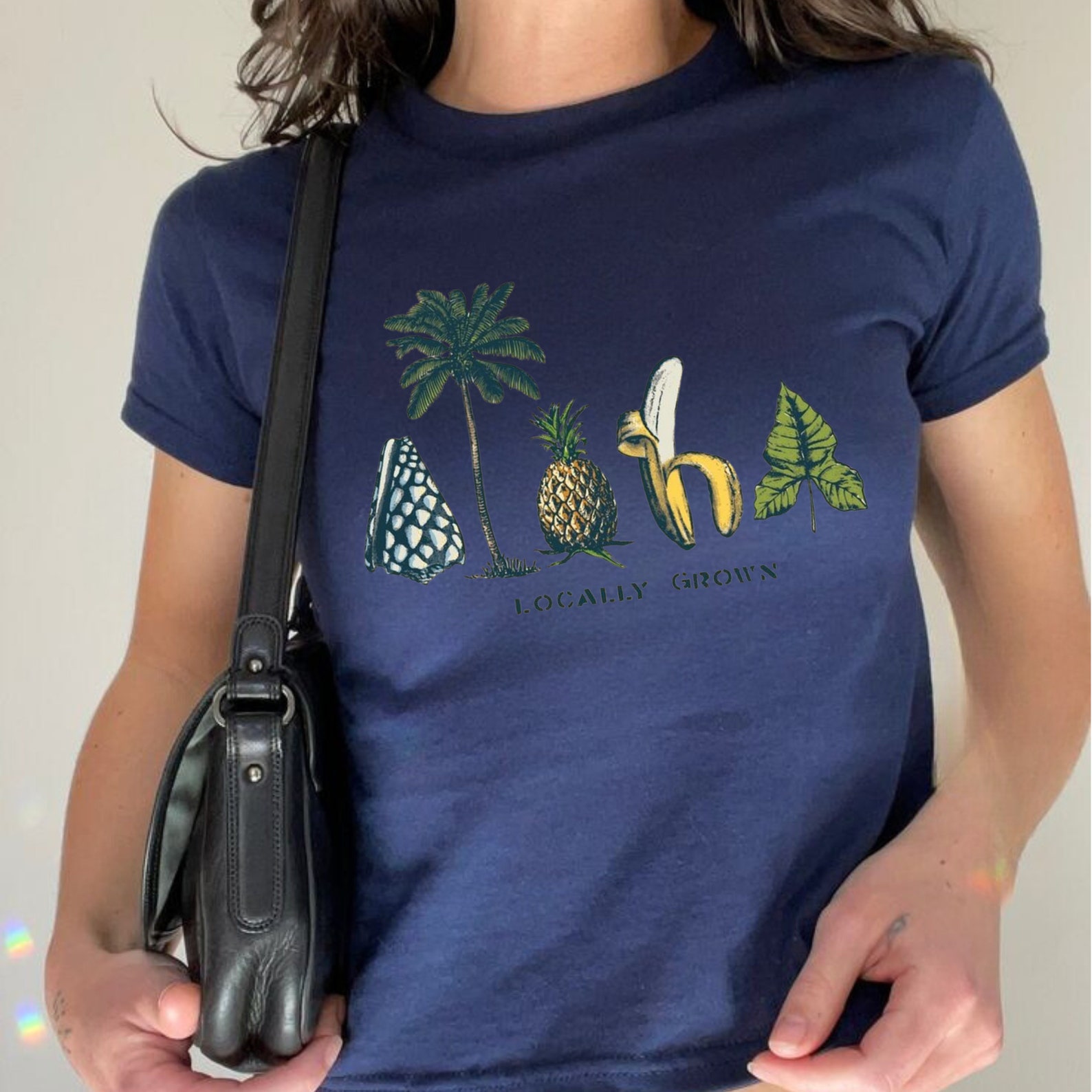 Vintage Baby Tee | Locally Grown Baby Tee | Y2K Baby Tee | Baby Tee ...