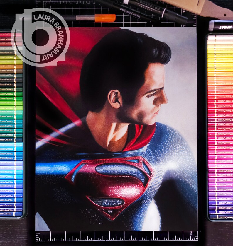 Super-man, Art, Fan Art, Hyperrealism, Drawing, Fine Art, Comic Art ...