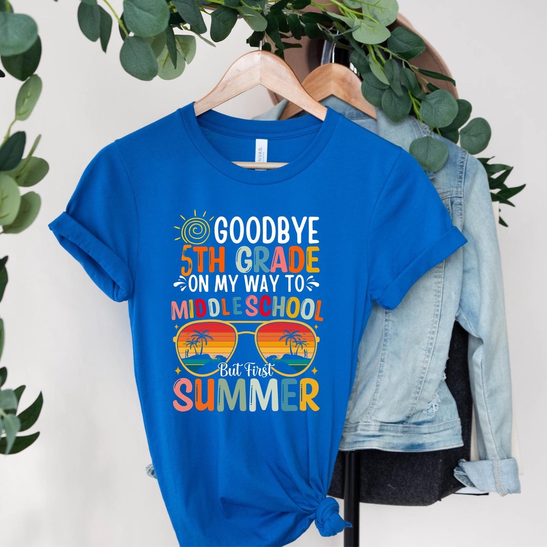 5th Grade Graduation Gifts T-shirt, Last Day of Elementary School Shirt ...