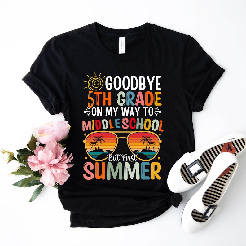 5th Grade Graduation Gifts T-shirt, Last Day of Elementary School Shirt ...