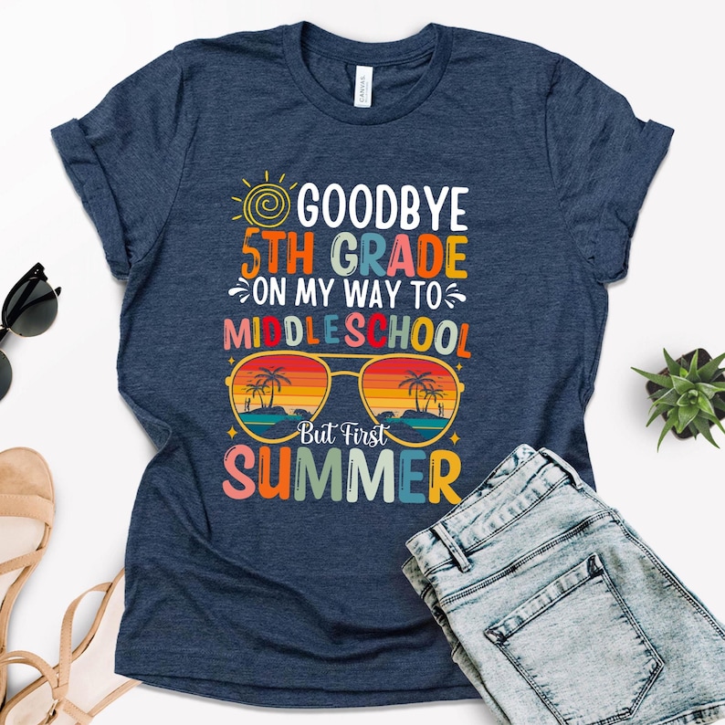 5th Grade Graduation Gifts T-shirt, Last Day of Elementary School Shirt ...