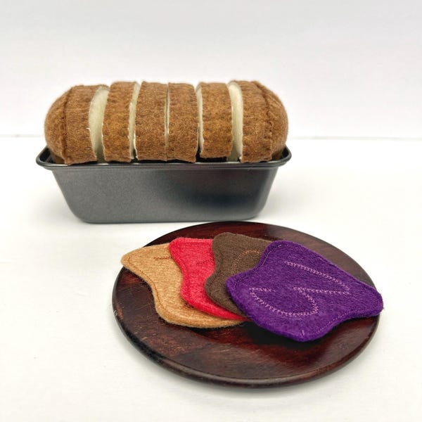 Felt Bread Play Food - Etsy