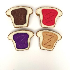 Felt Loaf of Bread With Spreads,felt Play Food, Play Food Set, Toy ...