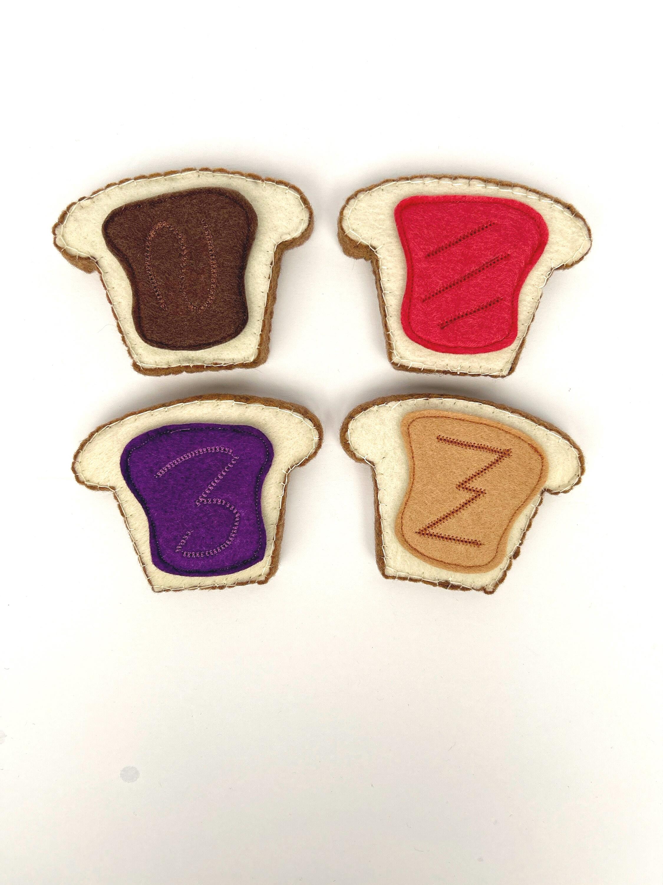 Felt Loaf of Bread With Spreads,felt Play Food, Play Food Set, Toy ...