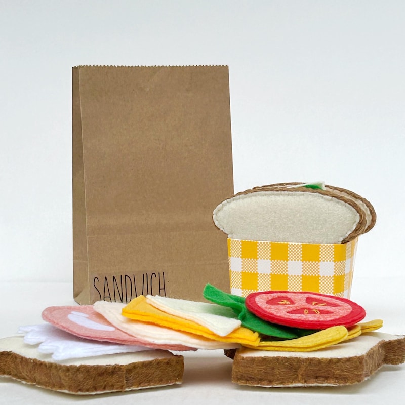 Felt Bread Play Food - Etsy