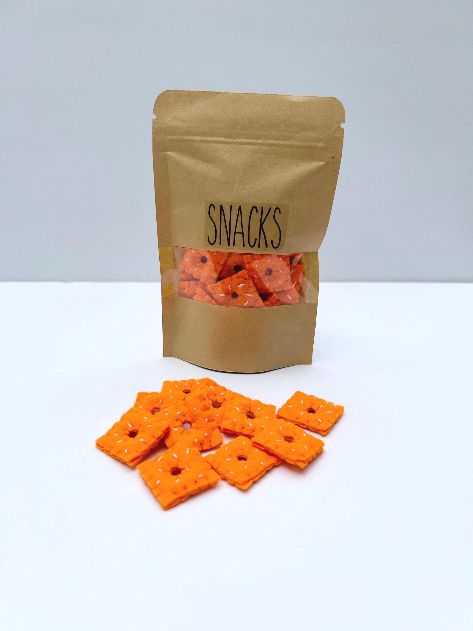 Felt Cheese Crackers: Pretend Play Food, 10-piece Snack Pack - Etsy