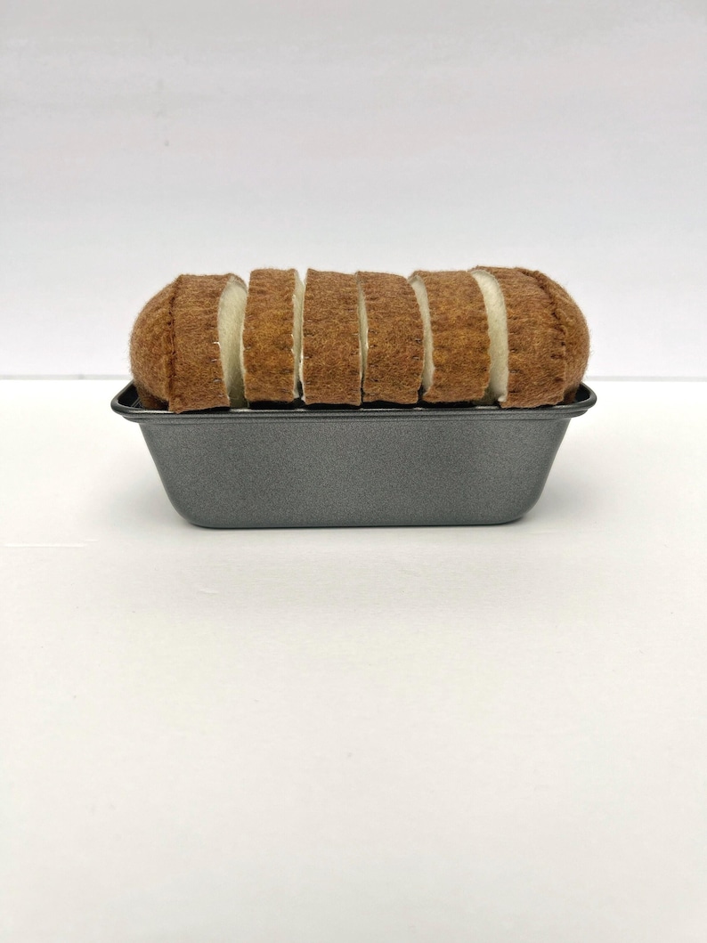 Felt Loaf of Bread With Spreads,felt Play Food, Play Food Set, Toy ...