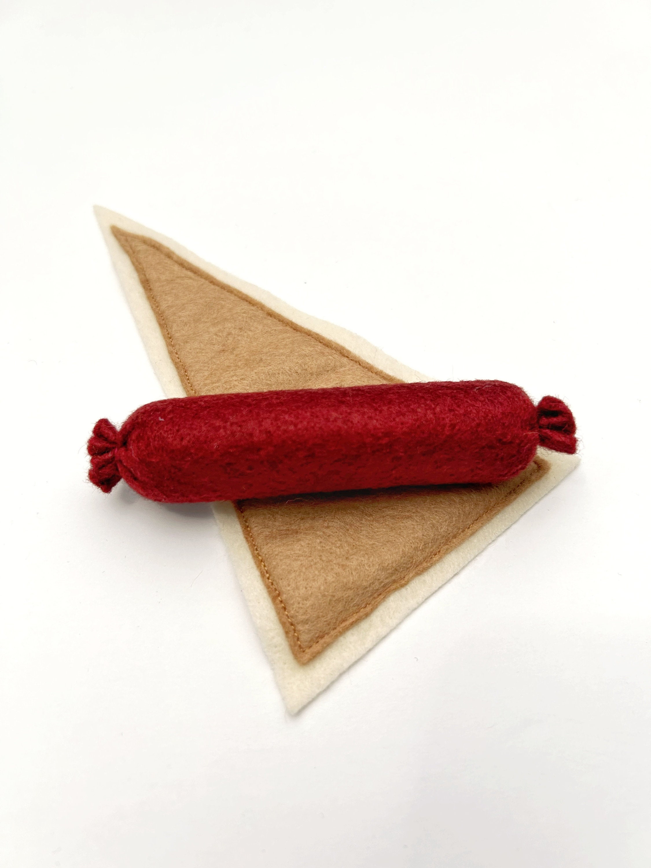 Felt Hot Dog Set, Curly Fries, Pickles and Ketchup, Felt Picnic Set ...