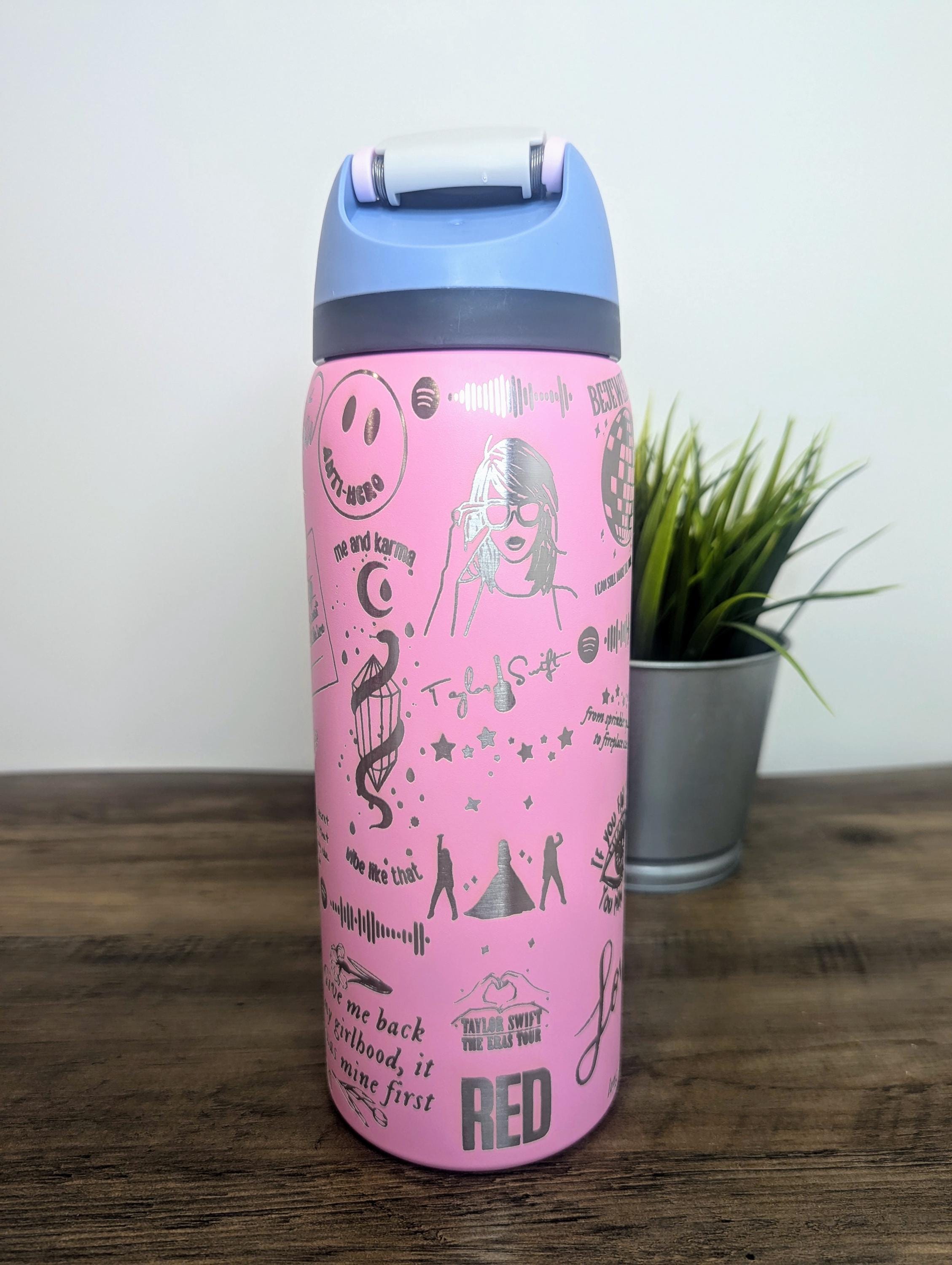 32oz **DUPE** Owala Style Engraved Water Bottle | Dupetumbler | Custom ...