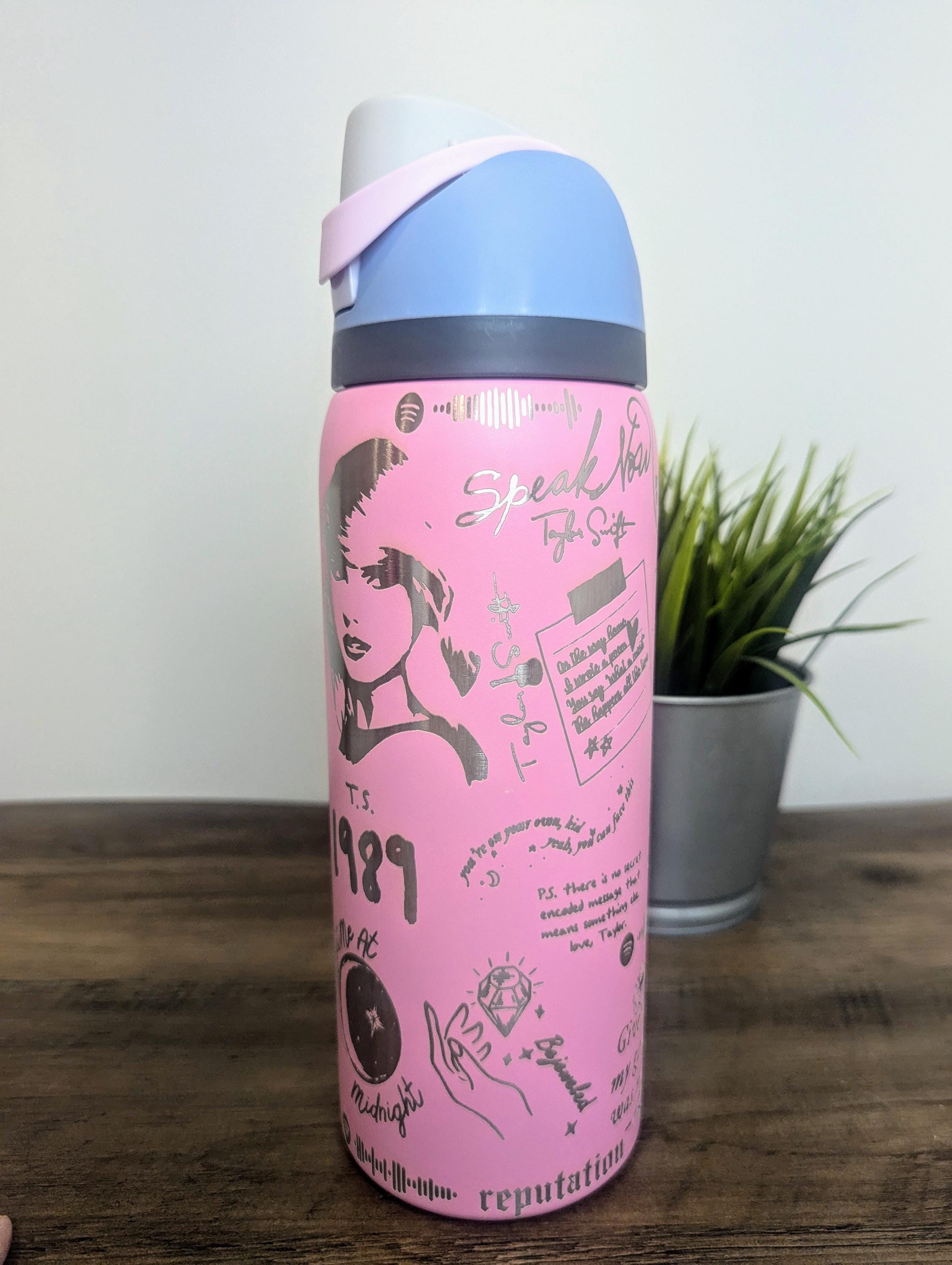 32oz **DUPE** Owala Style Engraved Water Bottle | Dupetumbler | Custom ...