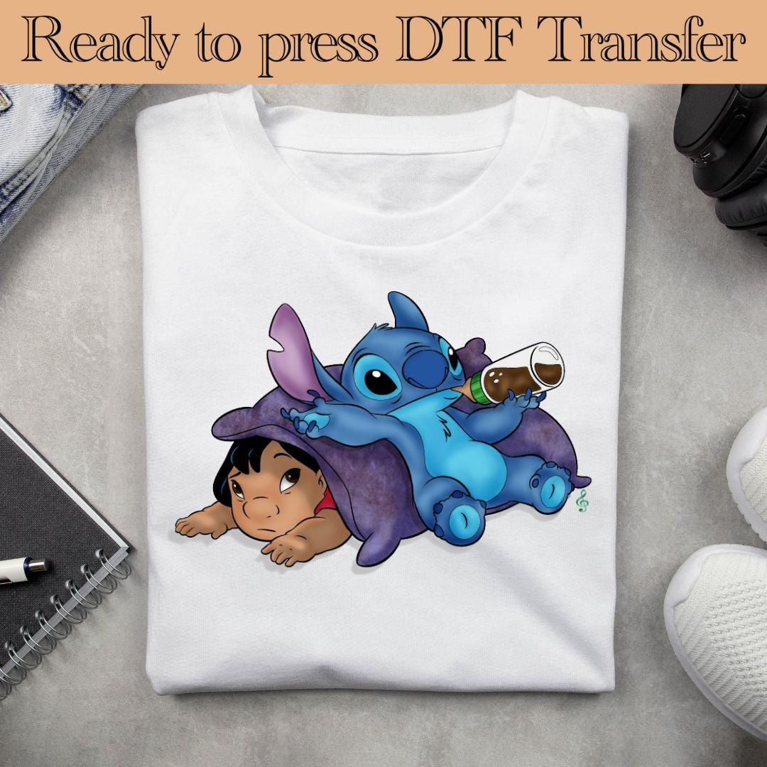 Stitch Ohana Ready to Press, Disney DTF Transfer, Stitch DTF, Family ...