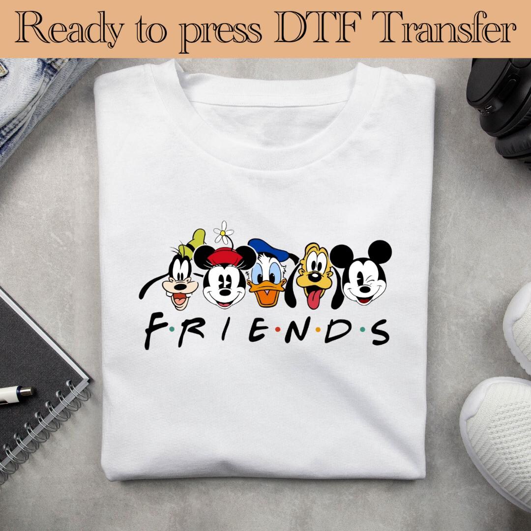 Disney Mickey Mouse Friends DTF Transfer, Disney Mickey DTF, Mickey and ...