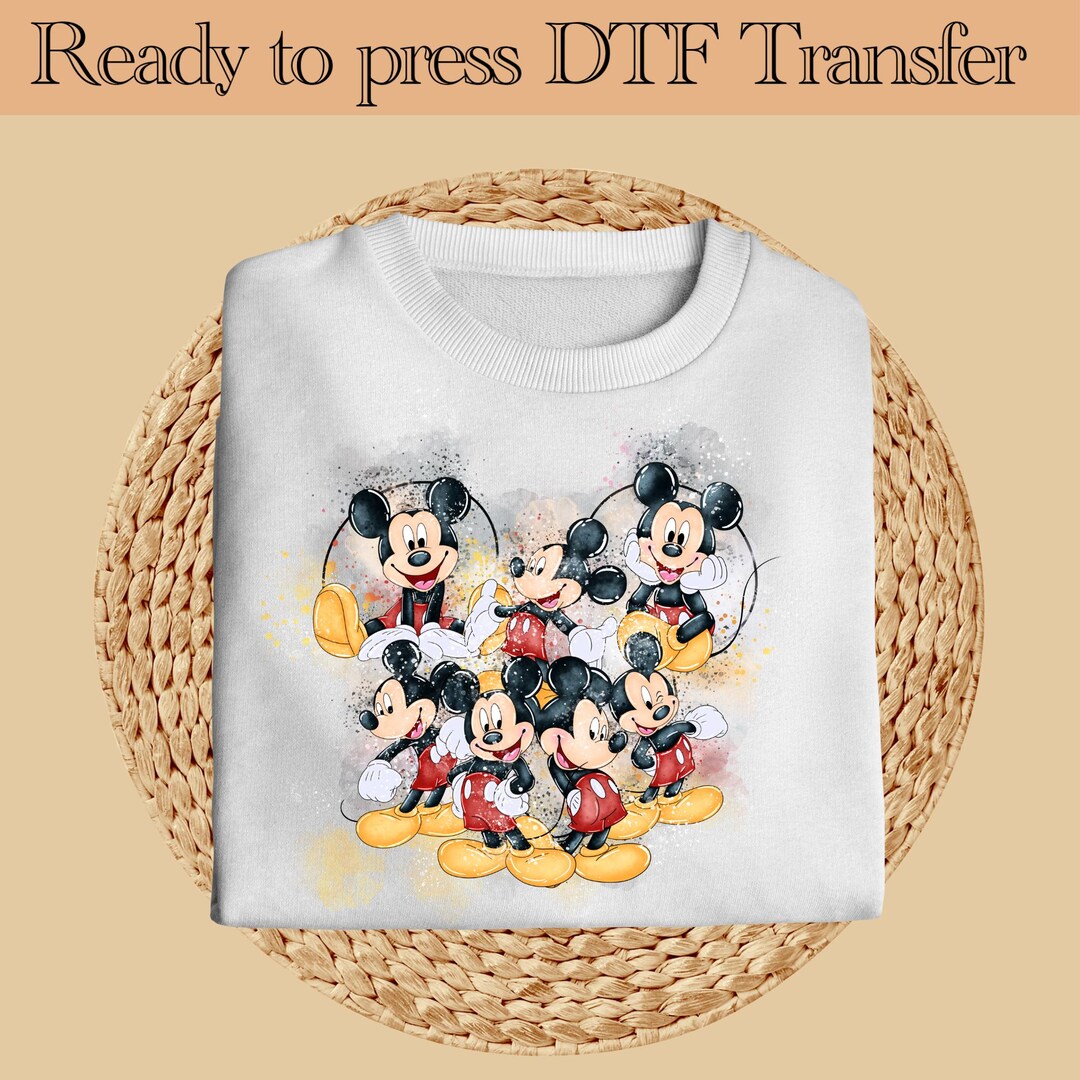 Disney Mickey Mouse DTF Transfer,dtf Transfer Shirt, Dtf, Trip DTF ...