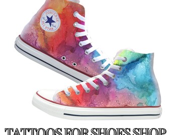 Custom High Top Converse - Etsy