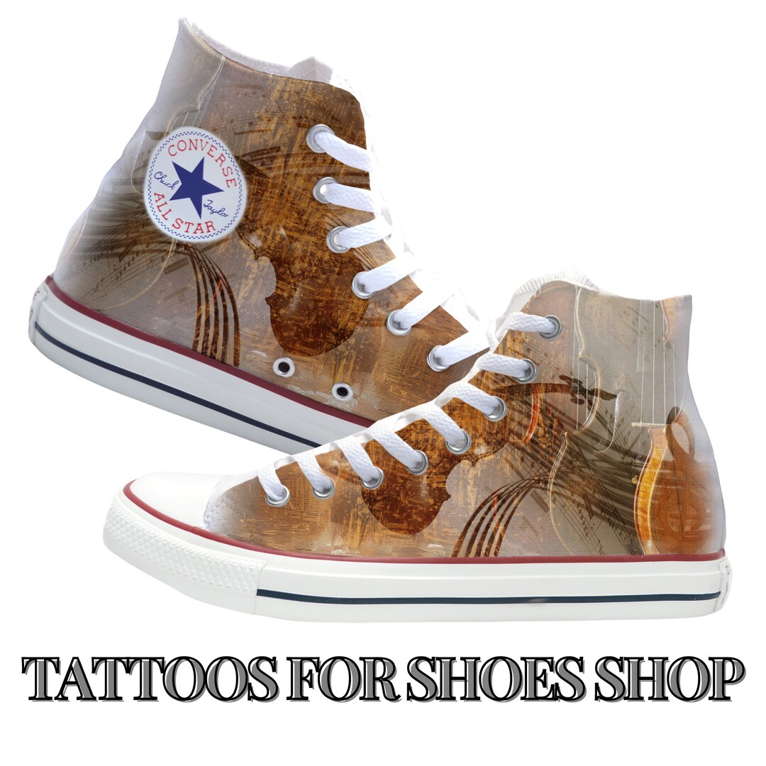 Music Movement Custom Converse High Top Shoes - Etsy