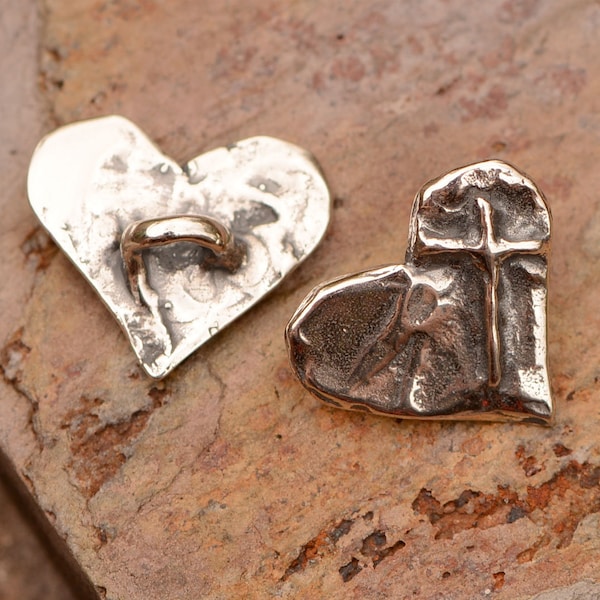 Heart Shape Button - Etsy