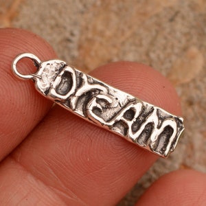Artisan Dream Tag Charm in Sterling Silver, SS-28 - Etsy