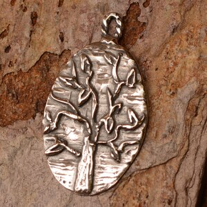 Artisan Tree Charm in Sterling Silver, Tree of Wisdom, SS-686 - Etsy