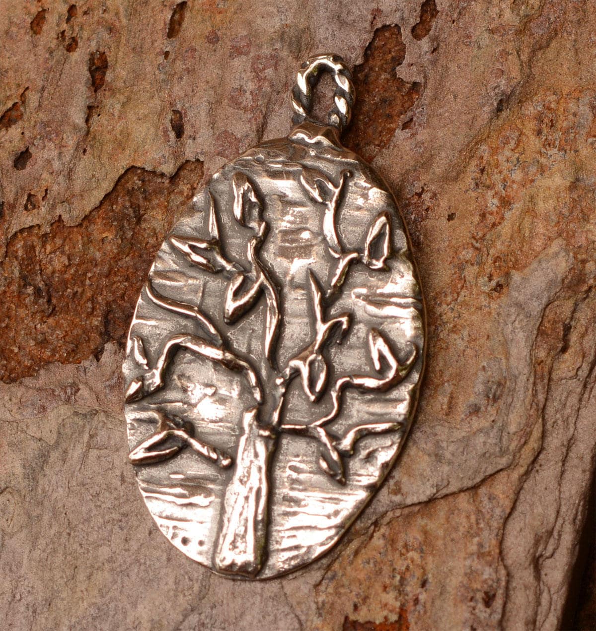 Artisan Tree Charm in Sterling Silver Tree of Wisdom CH-686. | Etsy