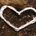 Big Open Heart Pendant in Sterling Silver, SS-50 - Etsy