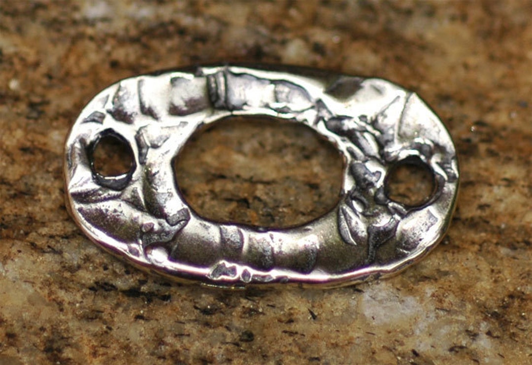 Artisan Oval Link in Sterling Silver, Catd-141 - Etsy