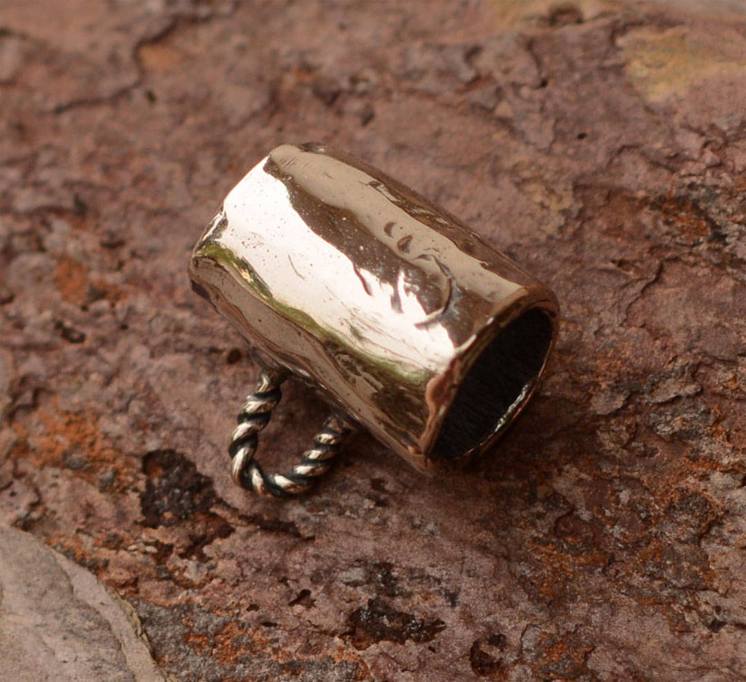 Sterling Silver Slider Tube, Artisan 5mm ID Tubular Bail Bead, FN-699 ...