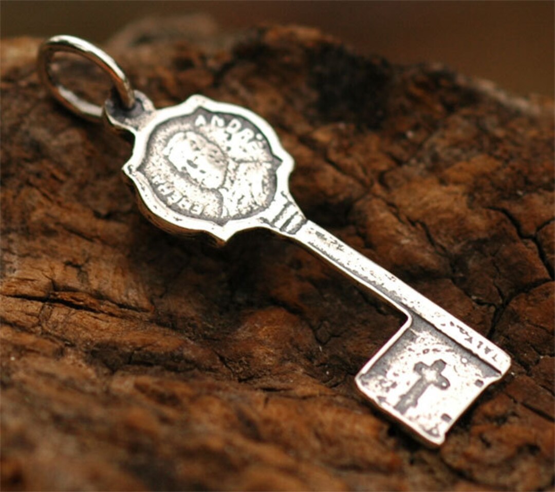 Saint Joseph Key With Saint Andre, in Sterling Silver SS-67 - Etsy