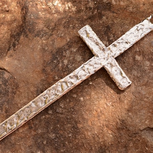 Artisan Tall Cross for Necklace in Sterling Silver, Catd-505, Large ...