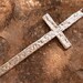 Artisan Tall Cross for Necklace in Sterling Silver, Catd-505, Large ...