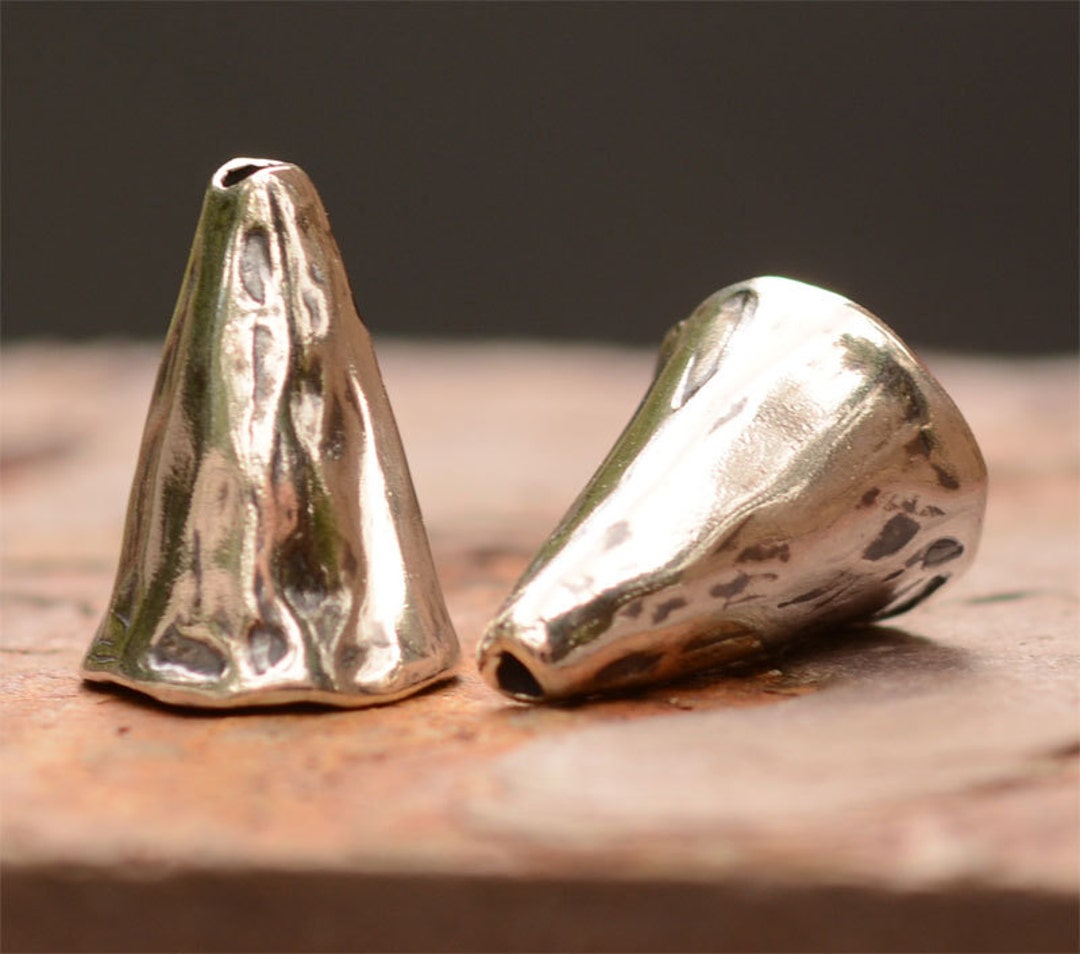 Two Artisan Sterling Silver Cones, PX-225 - Etsy