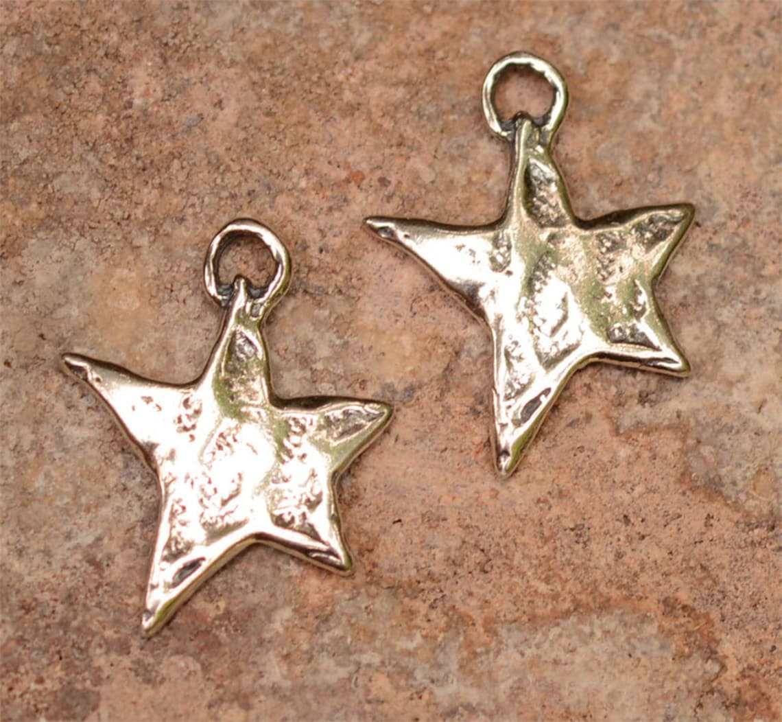 Dancing Star Sterling Silver Charm - Etsy
