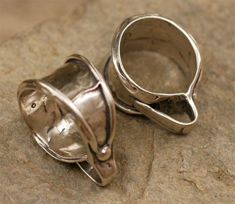 Large Silver Bail // Sterling Silver Jewelry Bale | Etsy