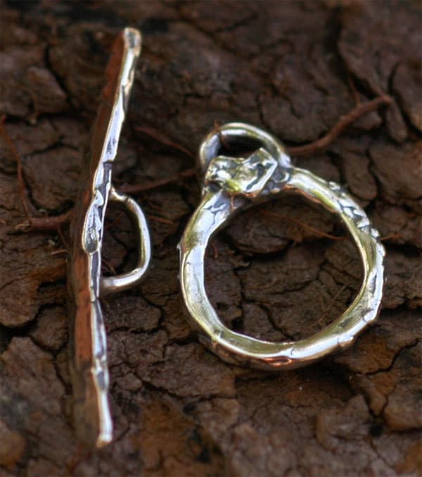 Round Toggle With Heart in Sterling Silver, CL-88-151 - Etsy