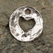 Heart Cut Out Charm in Sterling Silver Catd-604 - Etsy