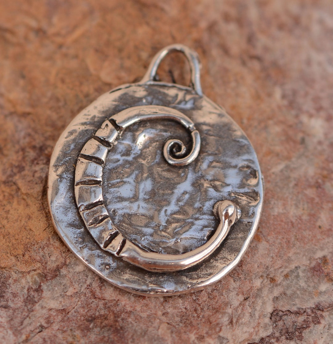 Artisan Letter C Charm in Sterling Silver, SS-1072 - Etsy