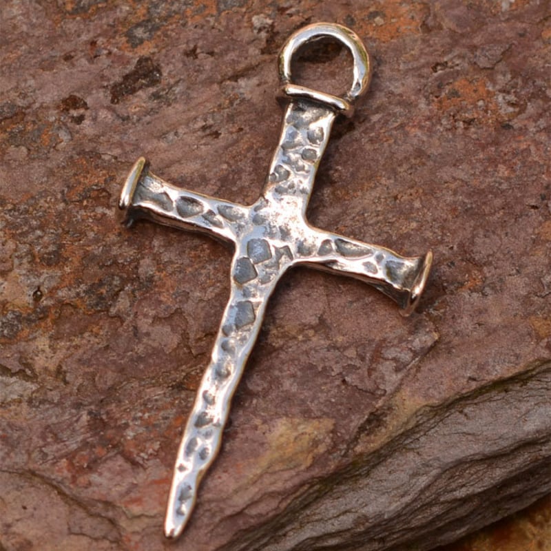 Nail Cross Bead - Etsy UK