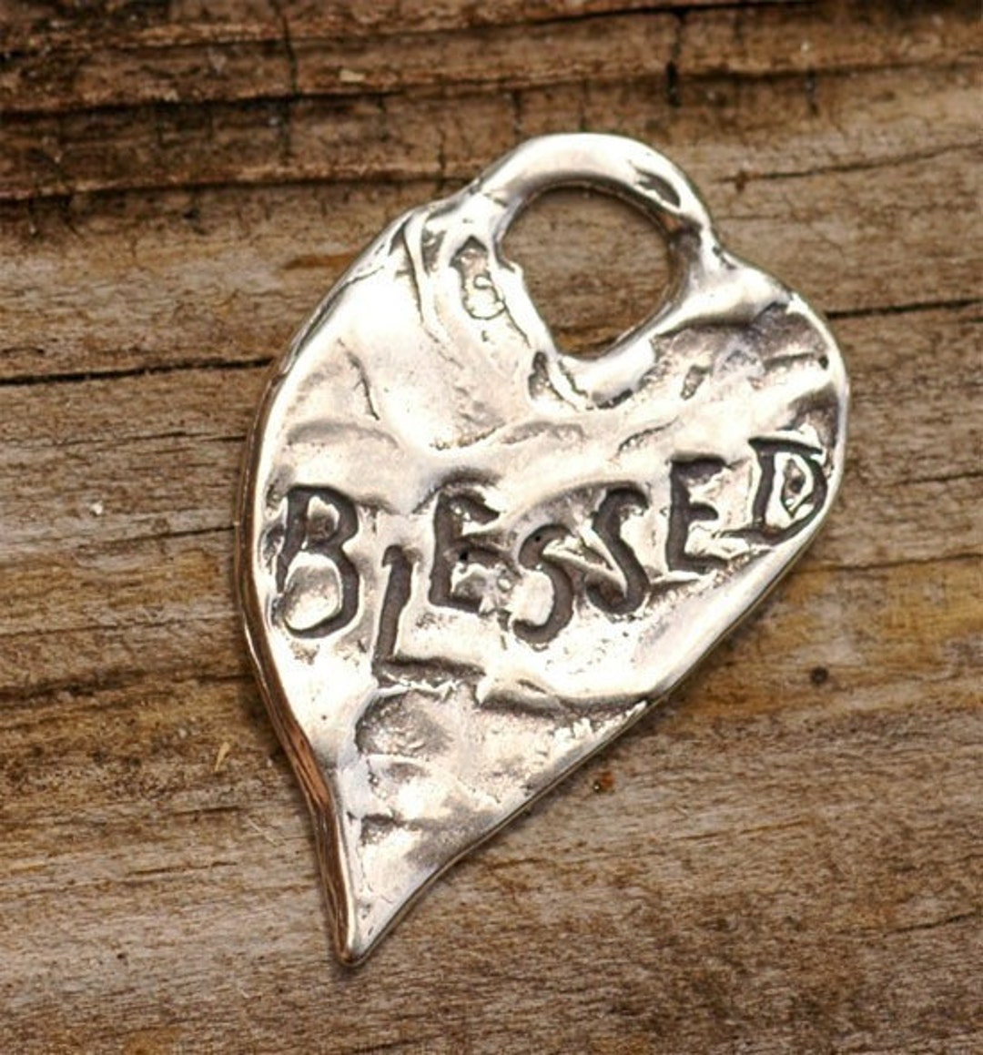Artisan Blessed Heart in Sterling Silver - Etsy