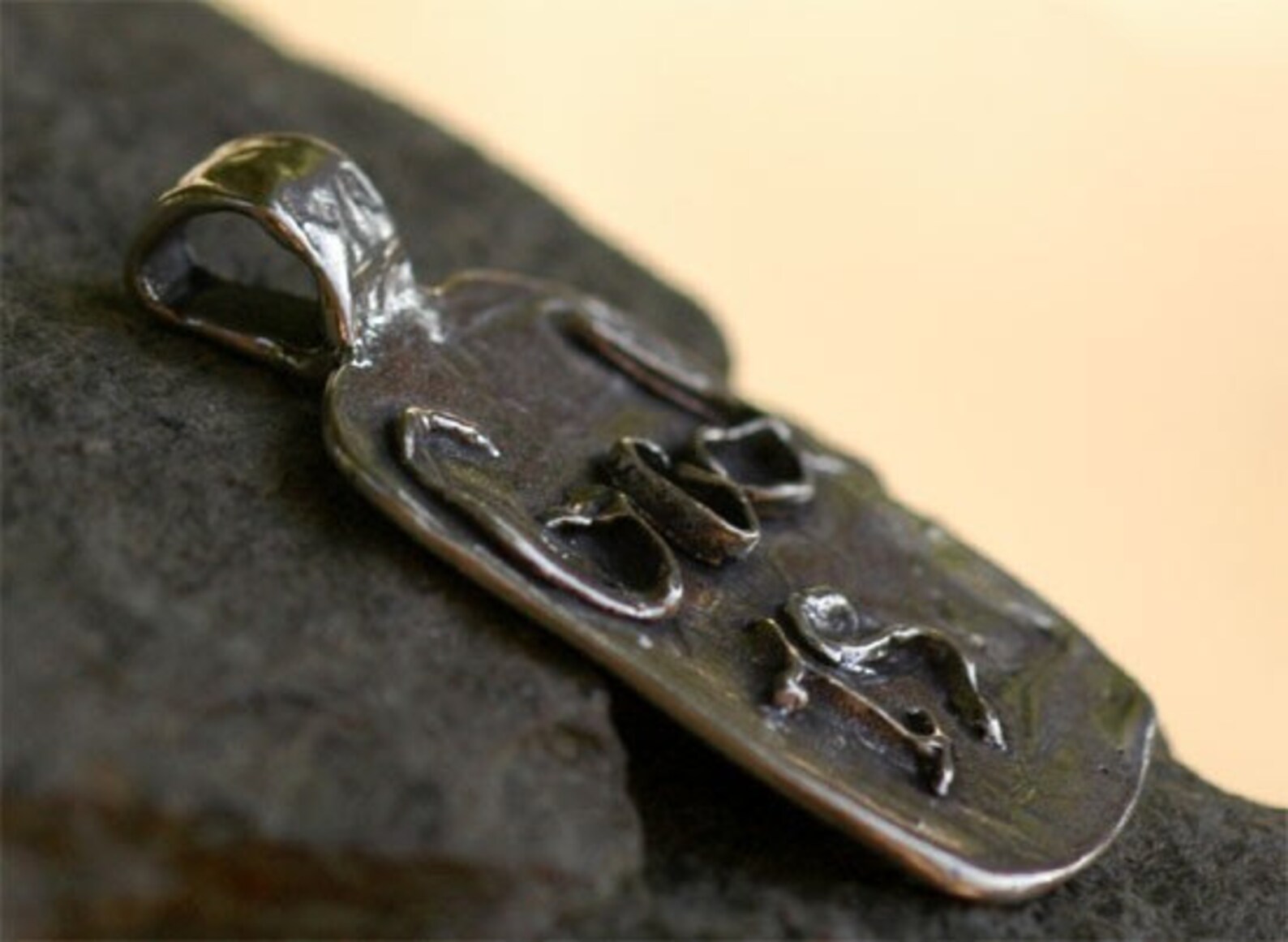 Artisan Handcrafted Sterling Silver GOD IS... Pendant - Etsy