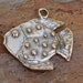 Spotted Fish in Sterling Silver Artisan Fish With Dots - Etsy
