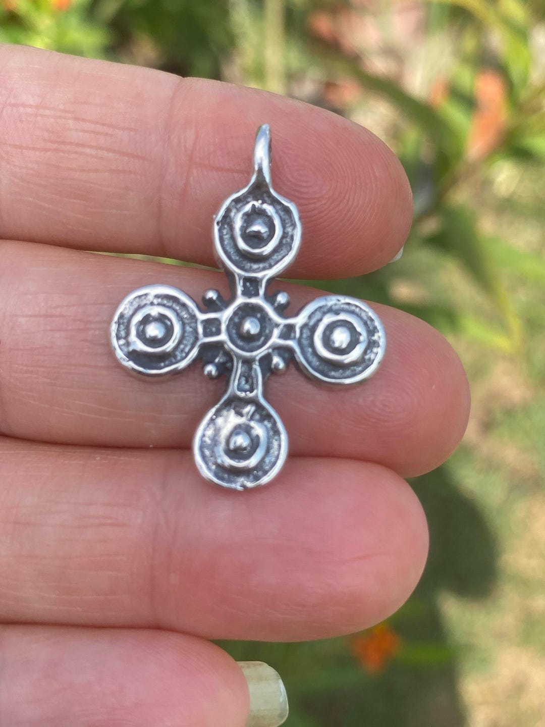 Stigmata Cross in Sterling Silver, Catd-127, Ethiopian Cross - Etsy