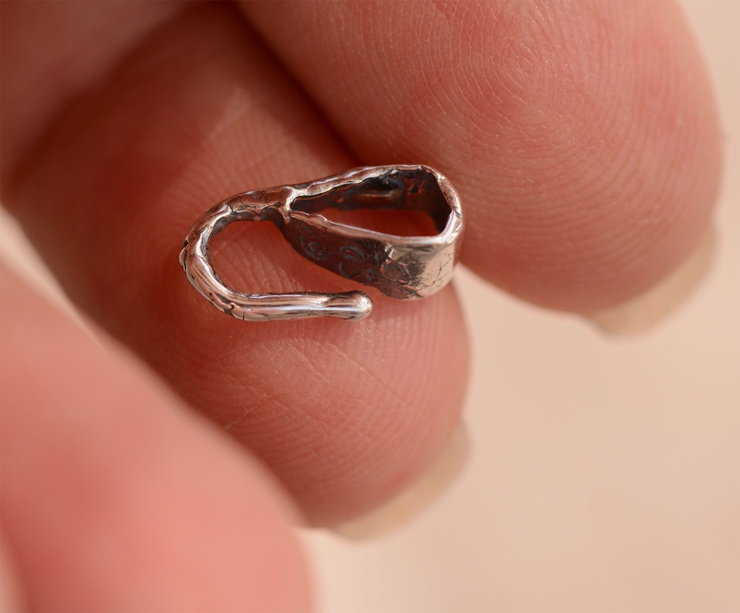 Artisan Silver Bail, Sterling Silver Bails, Our Smallest, SS-711 (ONE ...