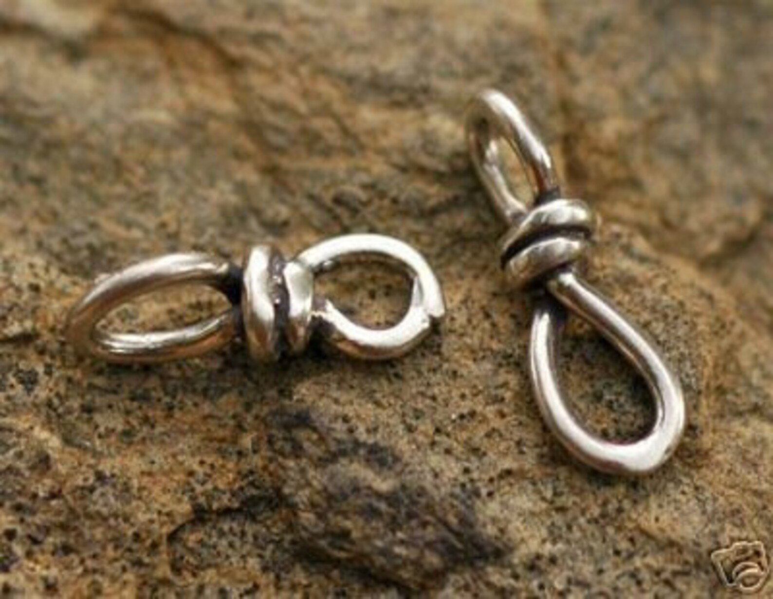 Twisted Links in Sterling Silver set of 2 - Etsy
